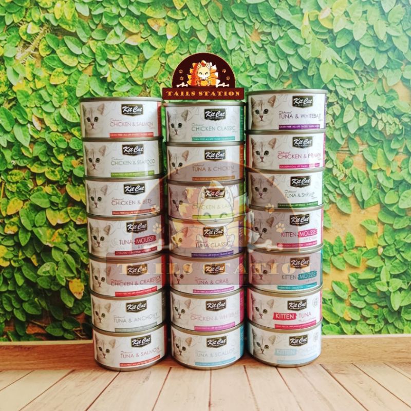 Jual Cat Food Kit Cat Deboned 80gr Makanan Kucing Basah Kaleng Chicken ...