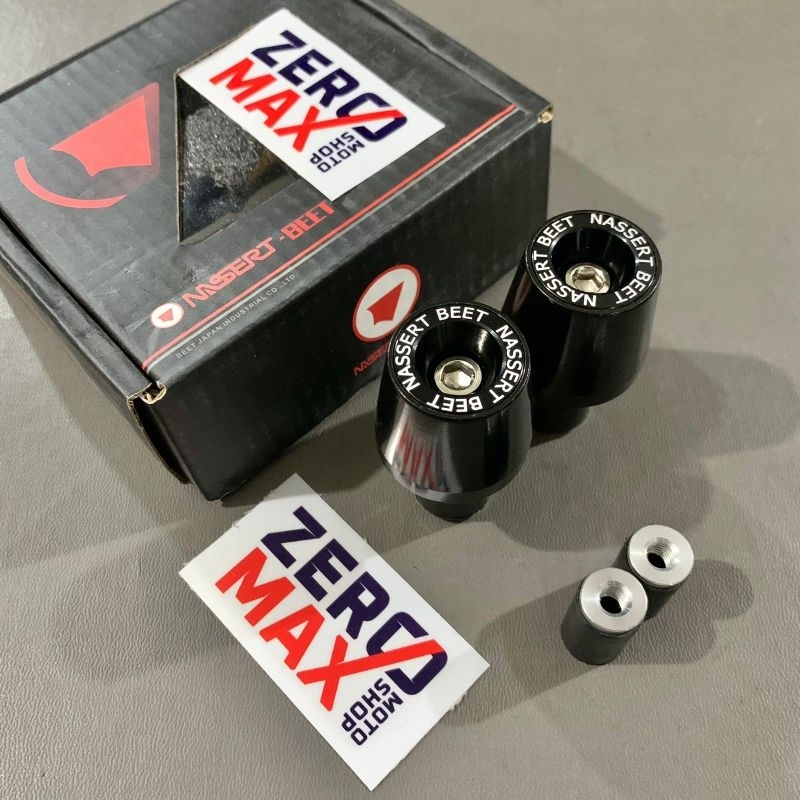 Jual Bar End BarEnd Jalu Bandul Stang NASSERT BEET M6 Baut 10 Hitam ...