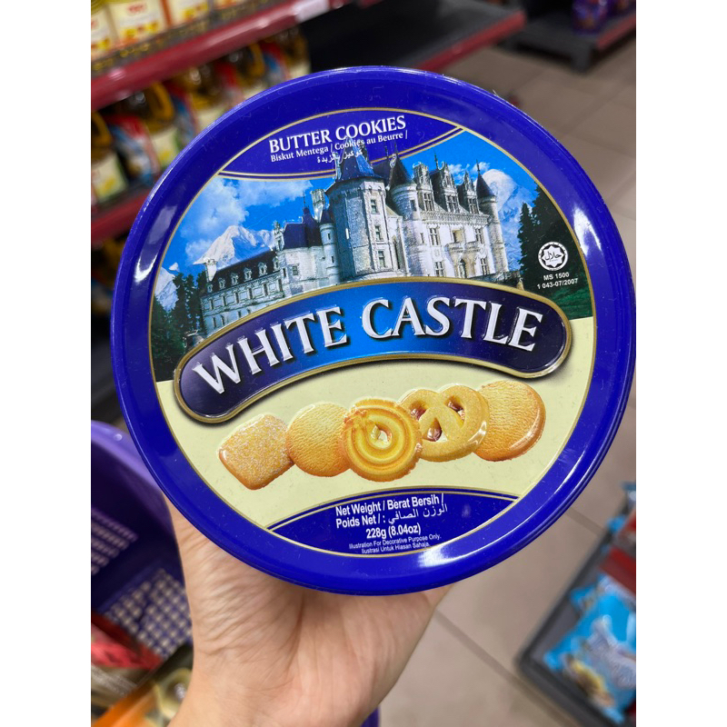 Jual CemilanBintan ( White Castle cookies) Kaleng bulat 228gr &340gr ...