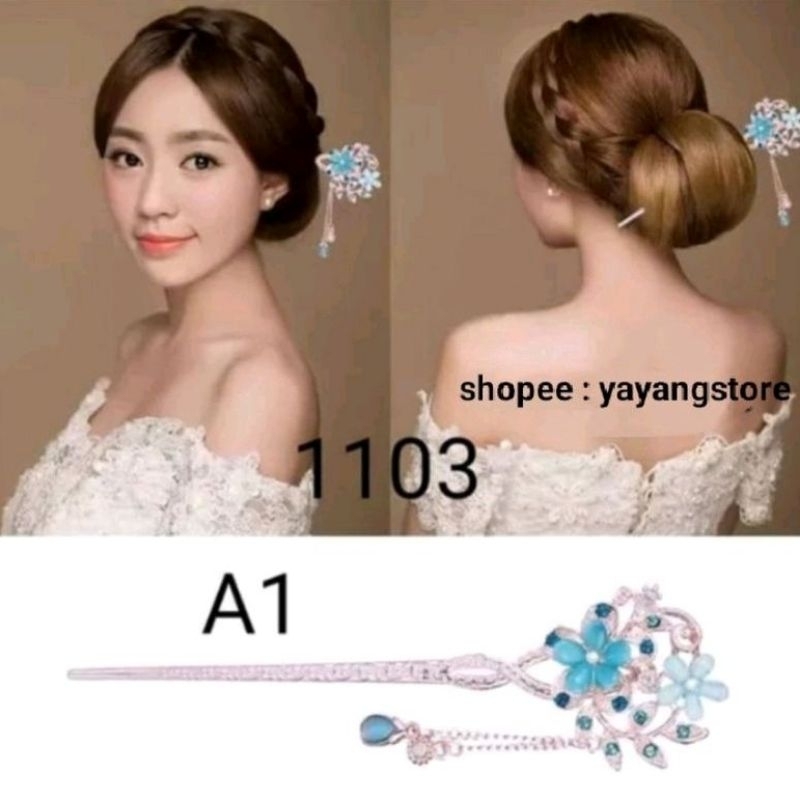 Jual Tusuk sanggul Tisuk Konde Hair stick Hair Pin Mahkota Rambut ...
