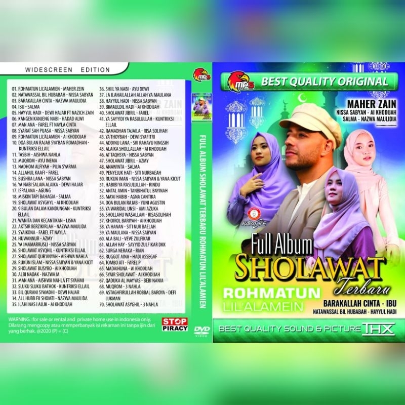Jual Kaset Lagu Mp5 Full Album Sholawat Terbaru Rohmatun Lil Alamein 2023 | Shopee Indonesia