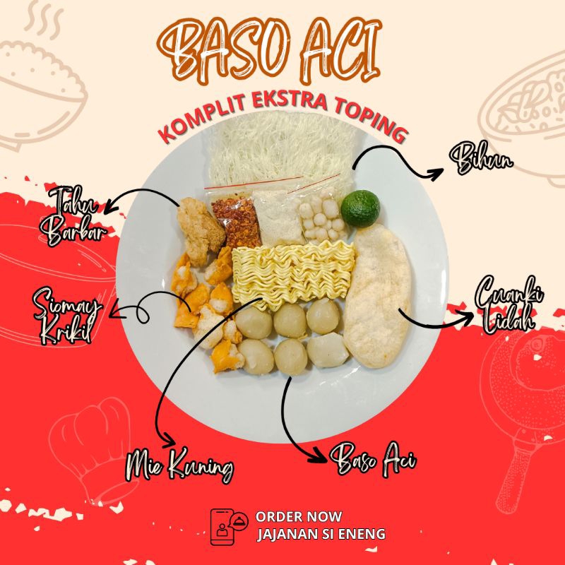 Jual Baso Aci KOMPLIT Ekstra TOPING makanan khas bandung makanan khas ...