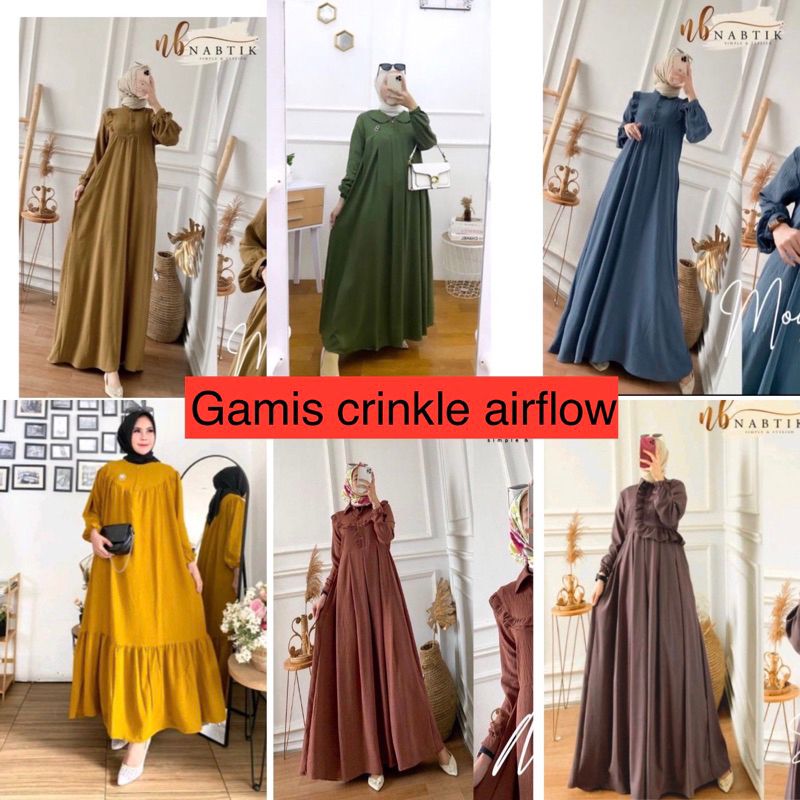 Jual GAMIS CRINKLE AIRFLOW BUSUI/ FINA GAMIS CRINKLE AIRFLOW BUSUI ... Jual GAMIS CRINKLE AIRFLOW BUSUI/ FINA GAMIS CRINKLE AIRFLOW BUSUI ...