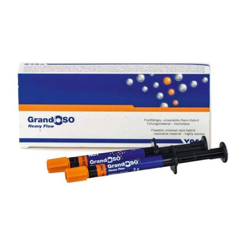 Jual GrandioSo Heavy flow / flowable high filler Voco Jerman dental ...