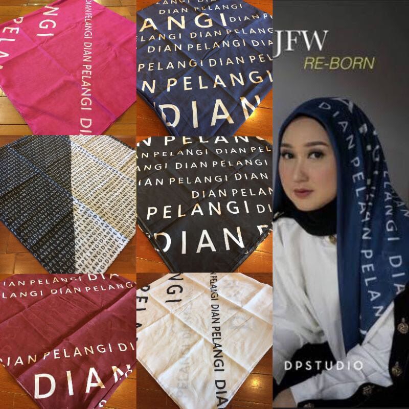 Jual Jilbab DP Studio JFW Reborn by Dian Pelangi LIMITED EDITION Hijab Kerudung Scarf Khimar ...