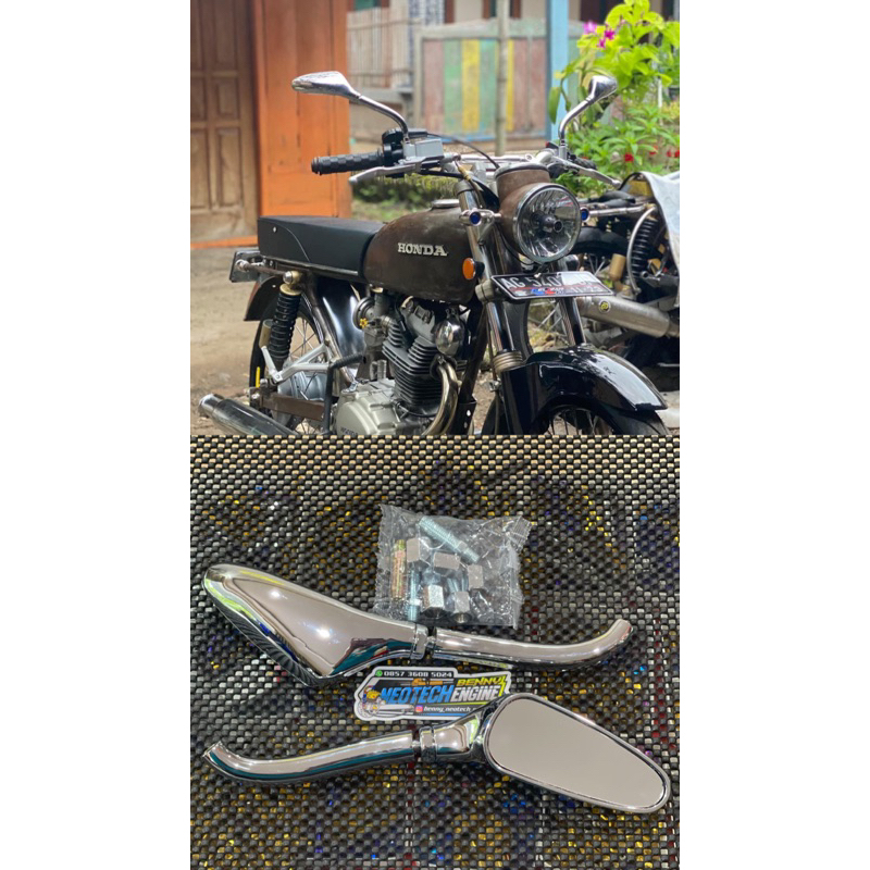 Jual Spion HD Harley Davidson Day Tanduk Aspira Kotak Oval pnp Honda CB GL MEGAPRO TIGER ...