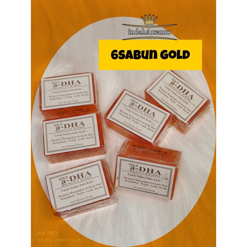 Jual 6pcs sabun DHA GOLD (Padat) | Shopee Indonesia