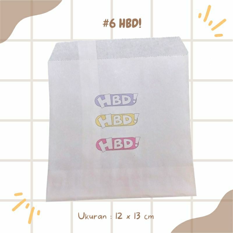 Jual (BISA CUSTOM) AMPLOP PACKAGING OLSHOP THANK YOU HAPPY BIRTHDAY ...