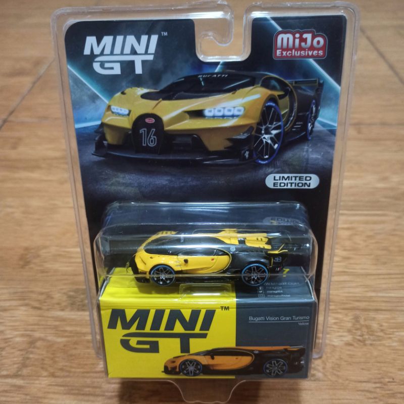 Jual MINIGT Mini GT 1/64 Bugatti Vision GT Gran Turismo VGT Yellow Mijo ...