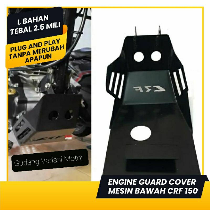 Jual Engine Guard Cover Mesin Bawah Pengaman Lumpur Crf 150 L | Shopee ...