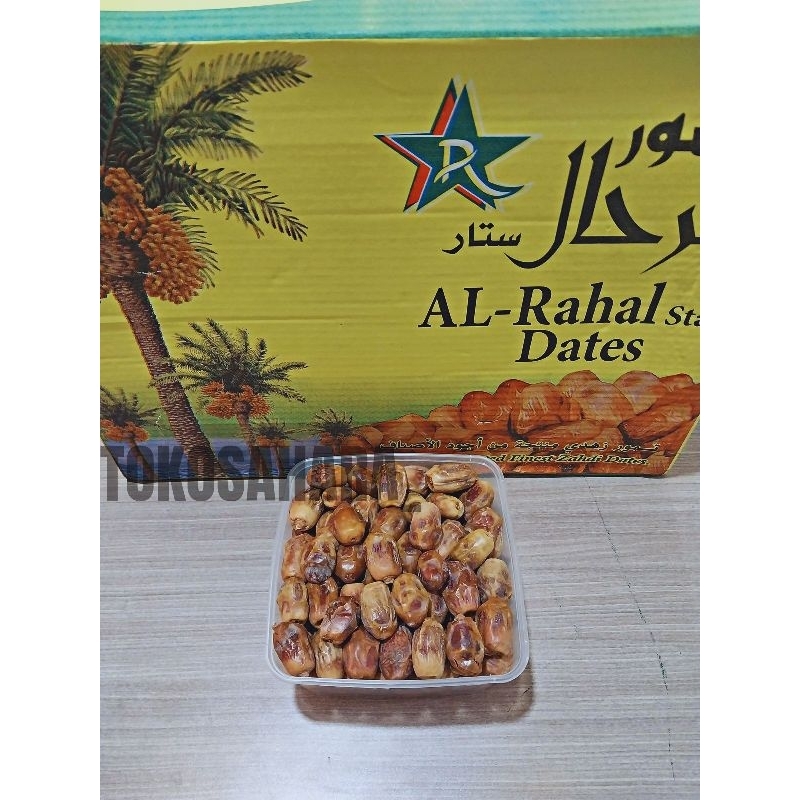Jual KURMA AL RAHAL | KURMA ZAHEDI | KURMA KERING REPACKING 1 KG ...