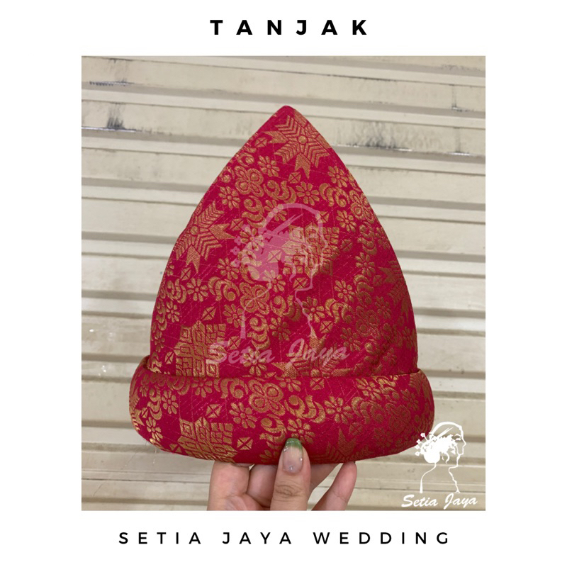 Jual Topi Tanjak Songket Palembang, Koto Gadang, Padang/ Tanjak Tinggi ...
