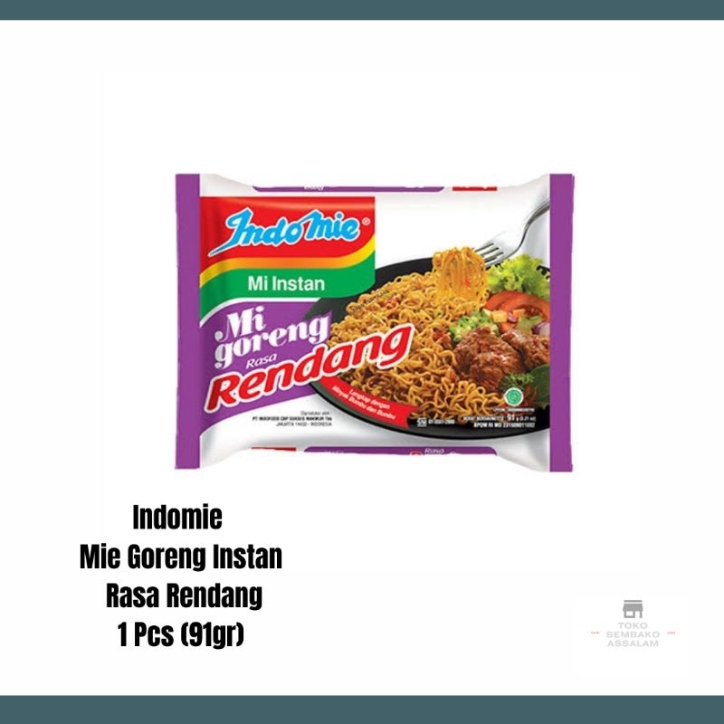 Jual Indomie rendang satuan / Indomie goreng rasa rendang 1 pcs ...