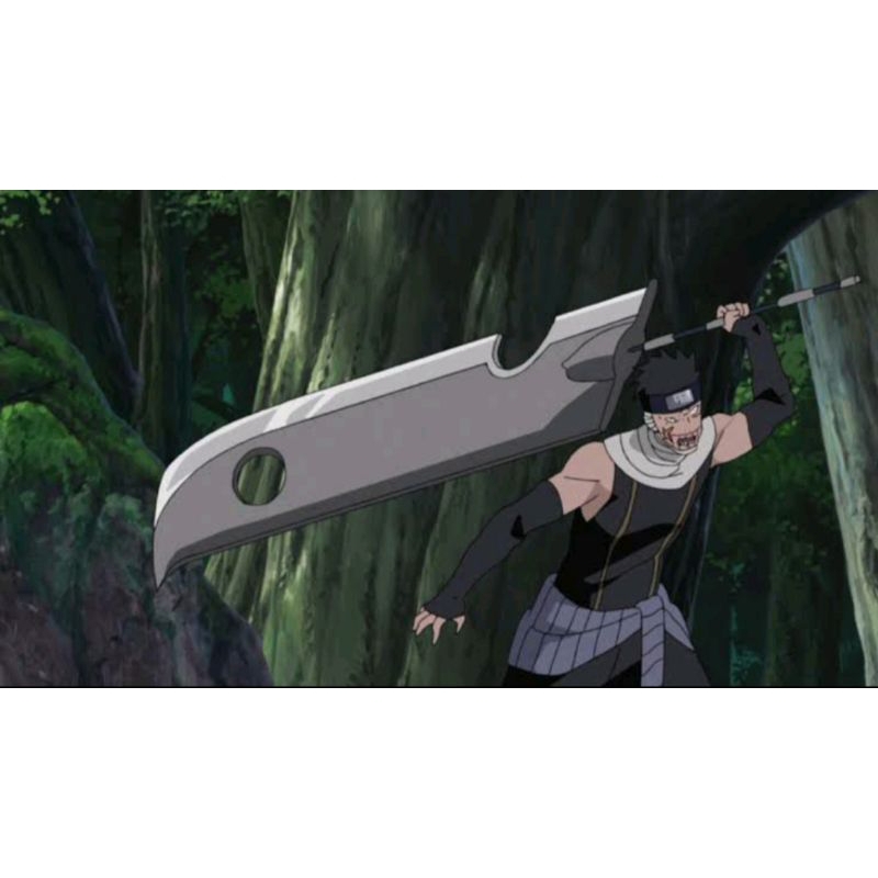 Jual Anim Naruto Replika/Duplikate Wooden Sword Pedang Momochi Zabuza ...