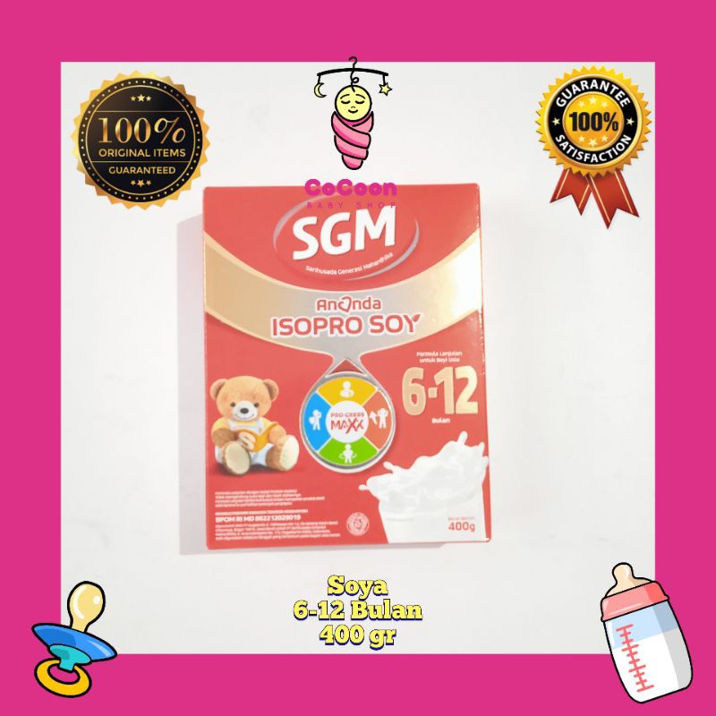 Jual Susu Alergi SGM Ananda Soya Isopro Soy 2 6-12 Bulan 400g | Shopee Indonesia