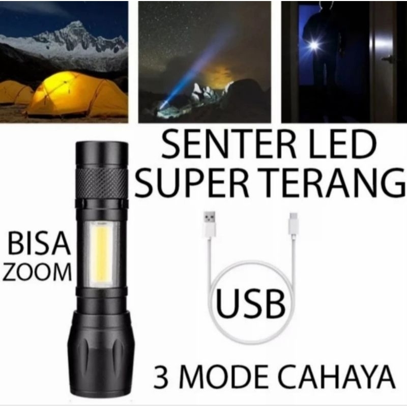 Jual ALFA LAMPU SENTER LED SUPER TERANG MINI COB POLICE SWAT | Shopee Indonesia