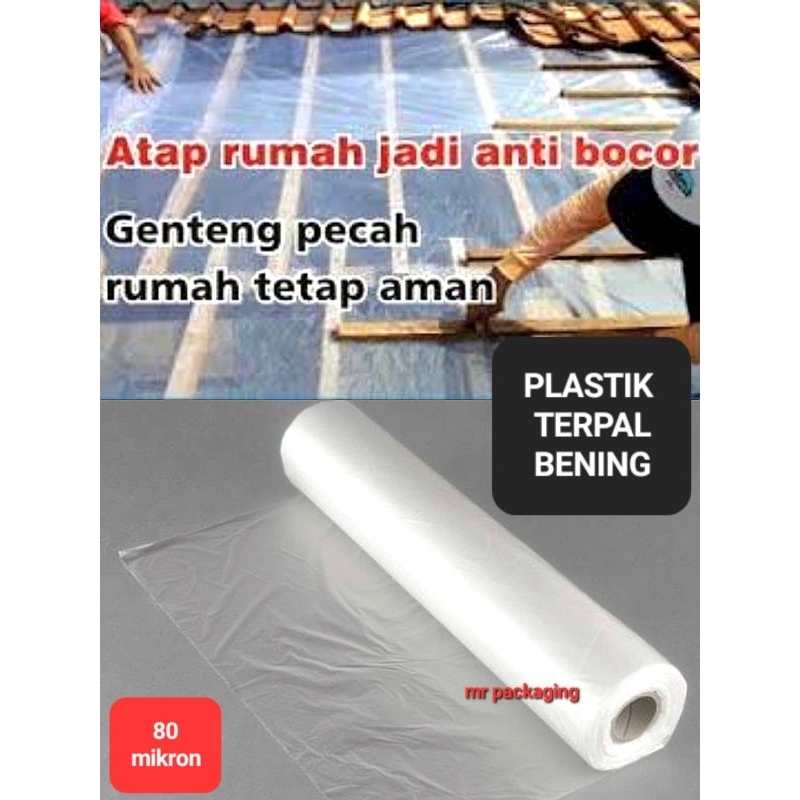Jual TERPAL BENING ALAS ATAP GENTENG RUMAH BOCORPLASTIK ROLL UK ...