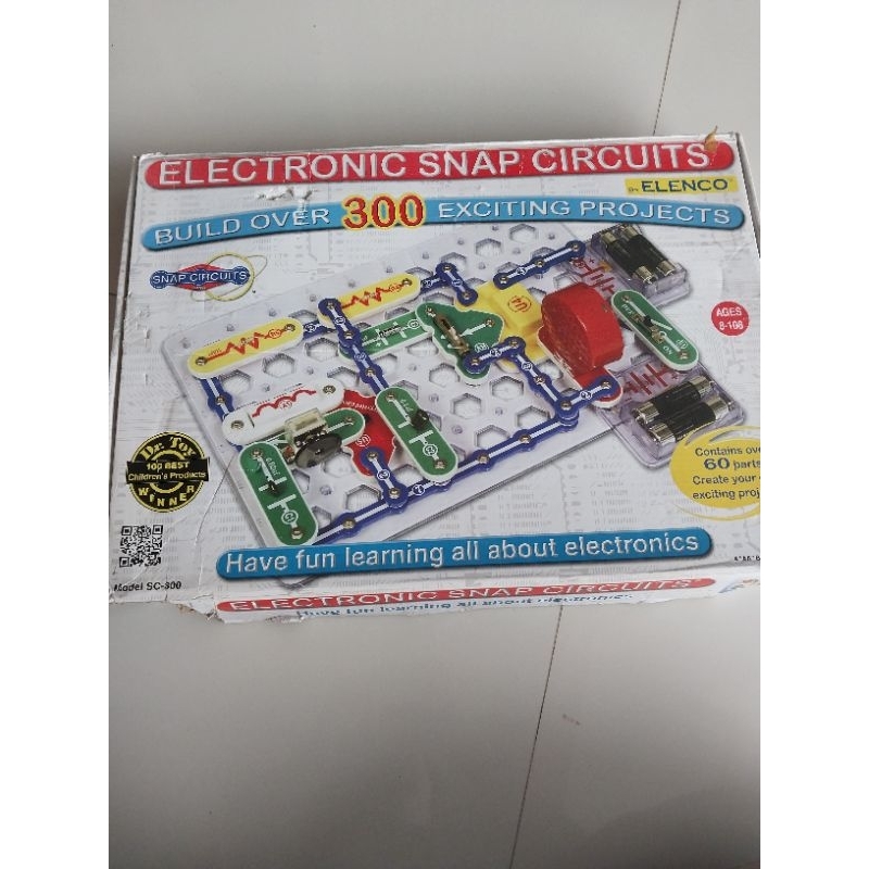 Jual elenco snap circuit 300 project. mainan listrik anak | Shopee ...