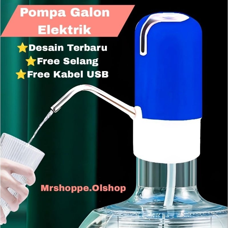 Jual Pompa Galon Elektrik Kotak/Dispenser Alat Elektrik Rechargeable Dispenser | Shopee Indonesia