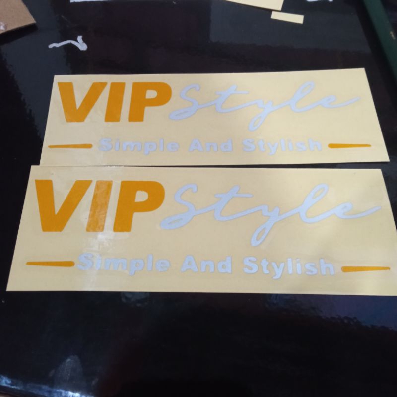 Jual Stiker VIP* Style Sticker Cutting keren | Shopee Indonesia