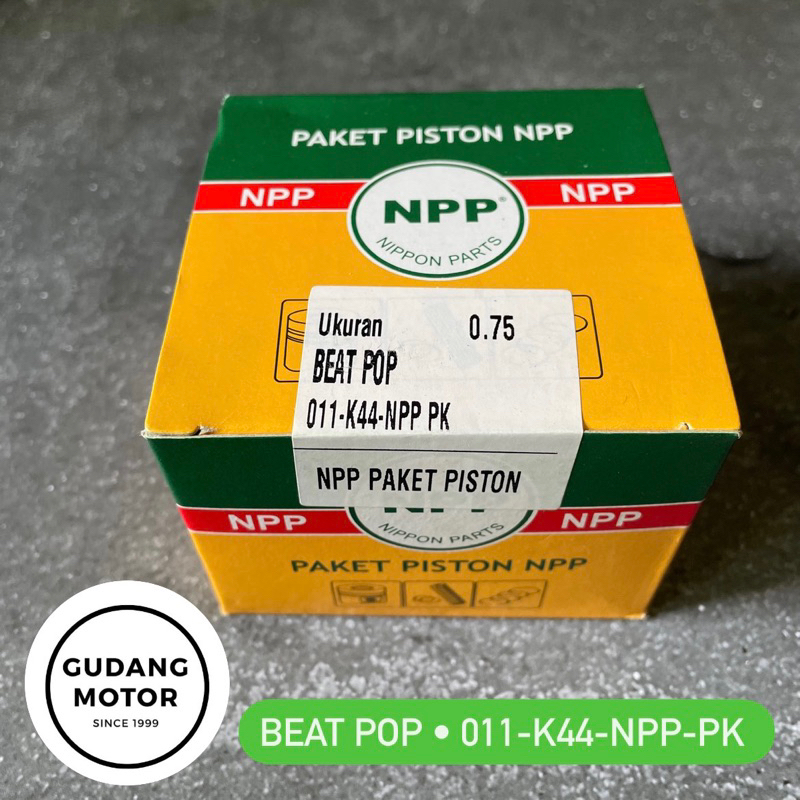 Jual PISTON KIT NPP BEAT POP SEMUA UKURAN ORIGINAL | Shopee Indonesia