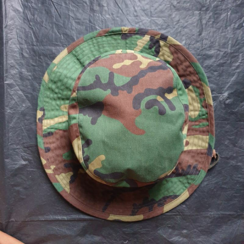 Jual TOPI RIMBA JUNGLE CAMO WOODLAND | Shopee Indonesia