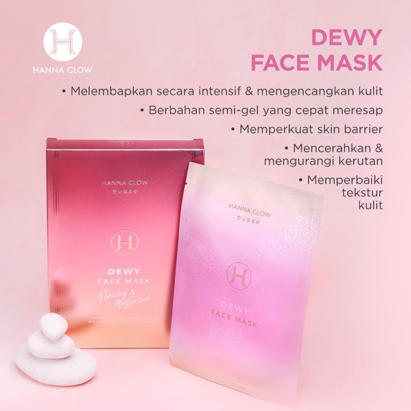 Jual Hanna Glow Face Dewy Mask | Shopee Indonesia
