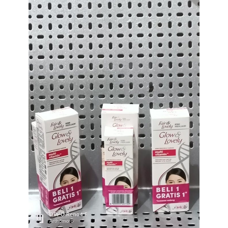 Jual fair lovely cream 46g bonus 23g/fair cream 46g+23g/glow & lovely ...