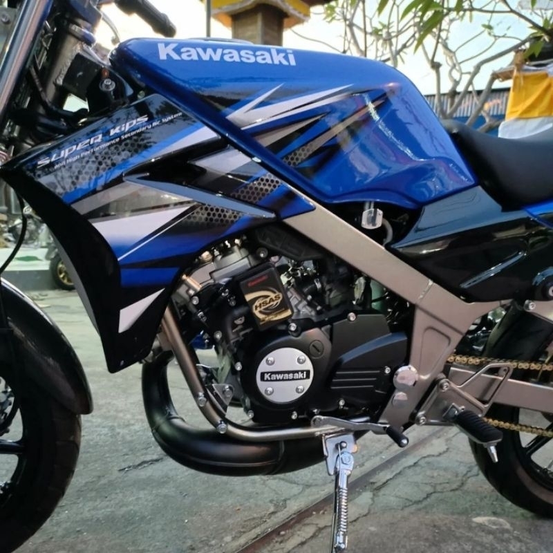 Jual Striping lis sticker standar Ori Kawasaki Ninja SS 2013 Biru ...