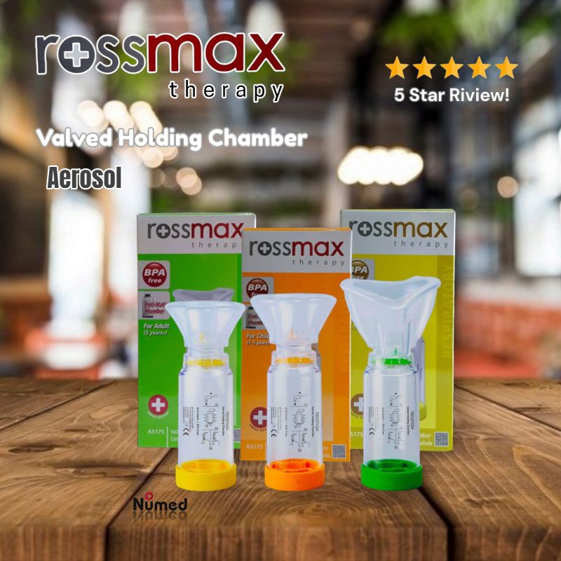 Jual Rossmax Aerospacer AS-175 Aerochamber Corong Asma Aero Spacer ...