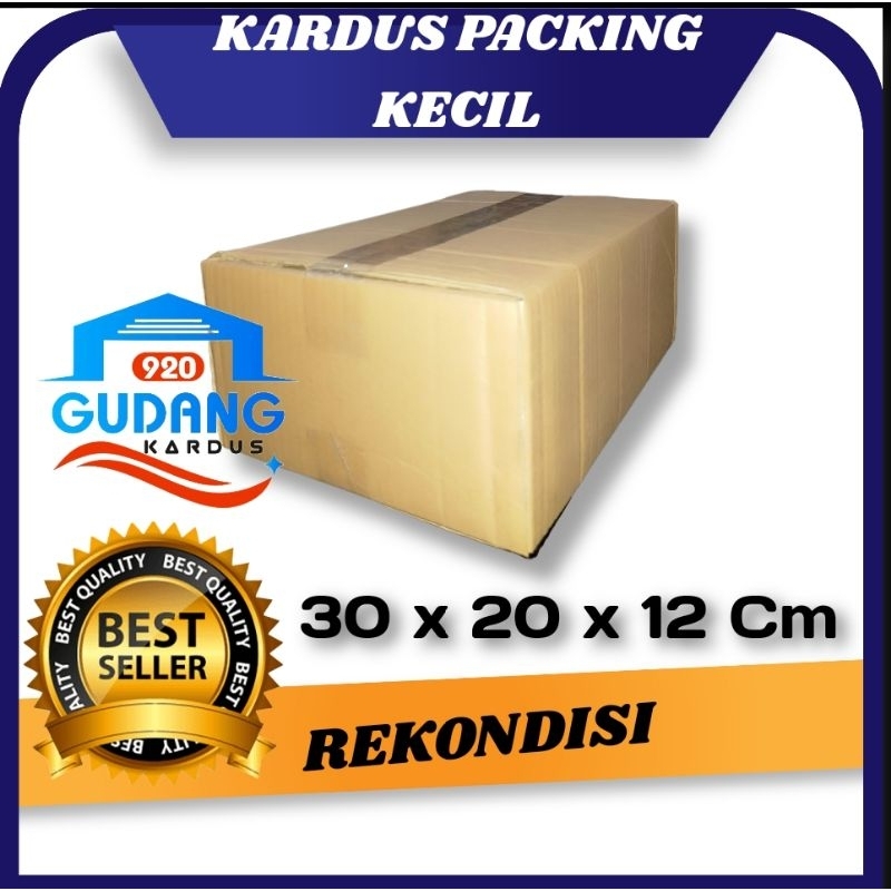 Jual KARDUS PACKING/KARTON/BOX UKURAN 30 x 20 x 12 Cm | Shopee Indonesia