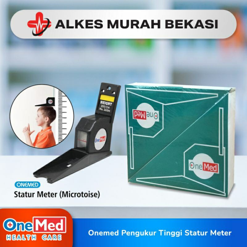 Jual ONEMED Statur Meter | Shopee Indonesia