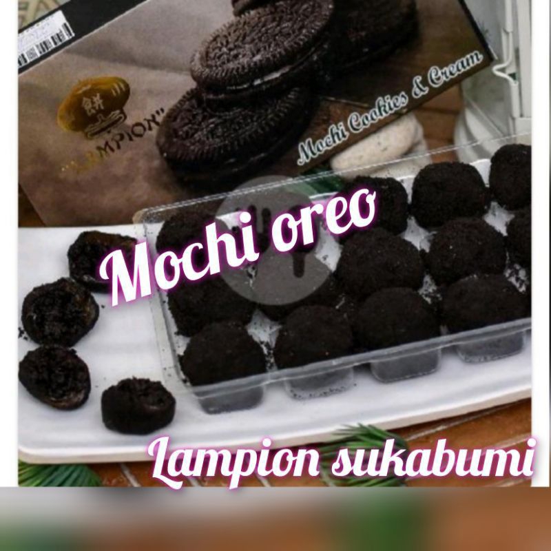 Jual Mochi Cookies and Cream Mochi Oreo/mochi lampion Sukabumi | Shopee ...