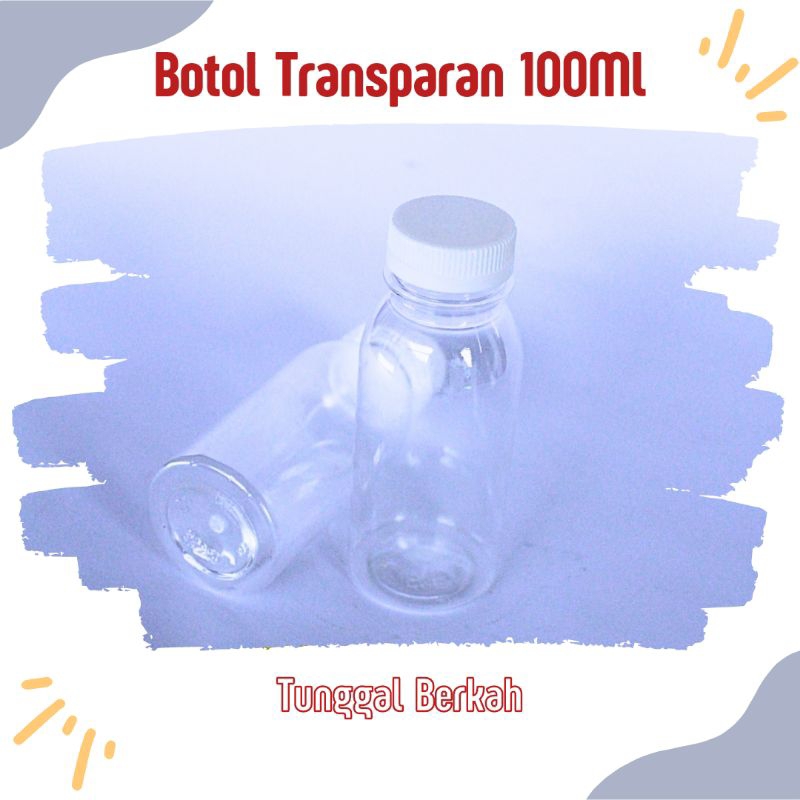 Jual Botol transparan 100ml / Botol Jelly / Botol Bening | Shopee Indonesia