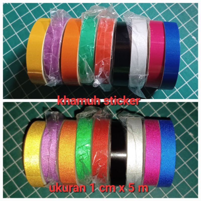 Jual Sticker lis velg / pelek ban lebar 1cm | Shopee Indonesia