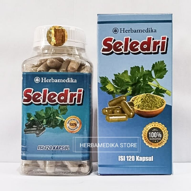 Jual SELEDRI Herbamedika (isi 120 kapsul) | Shopee Indonesia