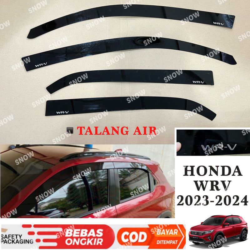 Jual Talang Air Honda WRV WR-V 2022 2023 2024 Up Side Visor Hitam | Shopee Indonesia