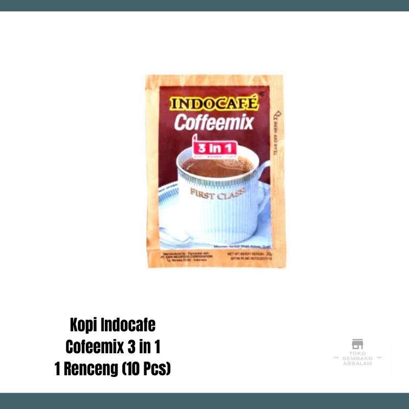 Jual Indocafe coffeemix 3n1 kopi renceng / kopi indocafe 10 pcs ... Jual Indocafe coffeemix 3n1 kopi renceng / kopi indocafe 10 pcs ...