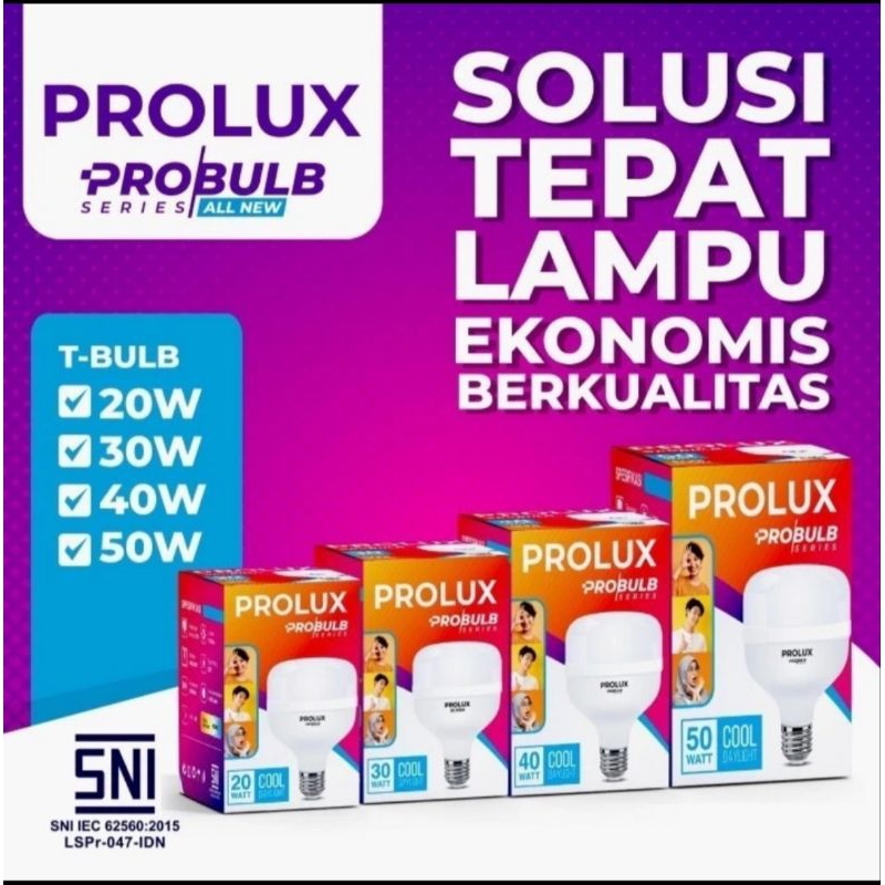 Jual Lampu LED PROLUX CAPSULE Garansi 1 Tahun Lampu Bohlam LED Super ...