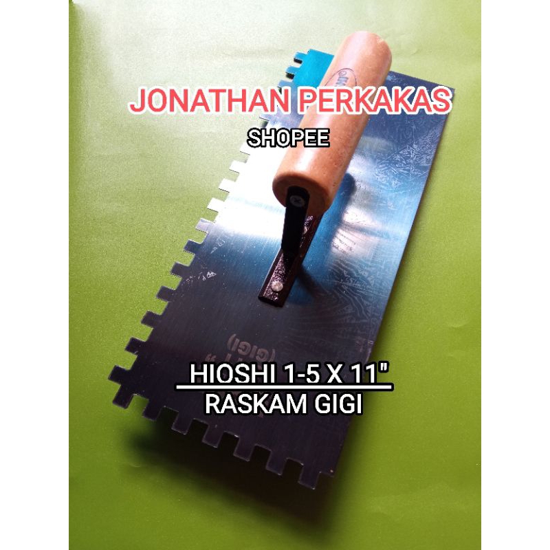 Jual trowel gigi besi hioshi reskam gigi besi hioshi raskam gigi besi ...