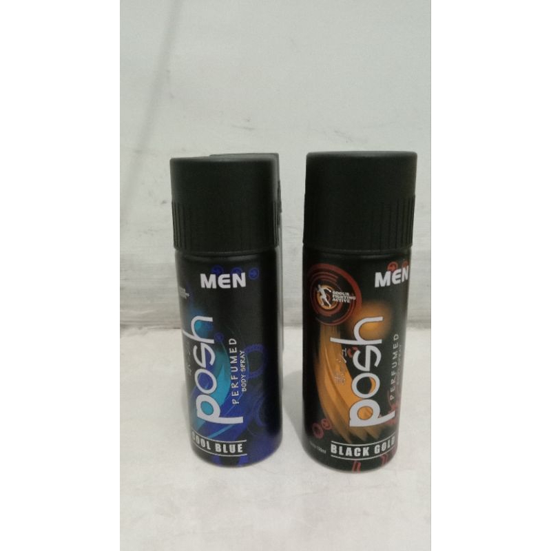 Jual Posh men perfume body spray 150ml | Shopee Indonesia
