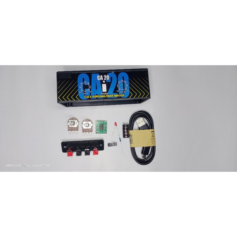 Jual SIAP RAKIT AMPLI MINI BOX SUDAH ADA STIKER AMPLIFIER CLAS D PAM ...