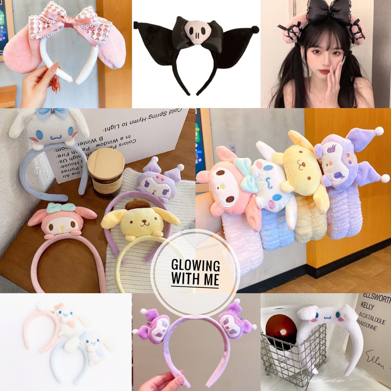 Jual Bandana anak -Bando Sanrio/My Melody/Pompompurin/Cinnamarol/korumi ...