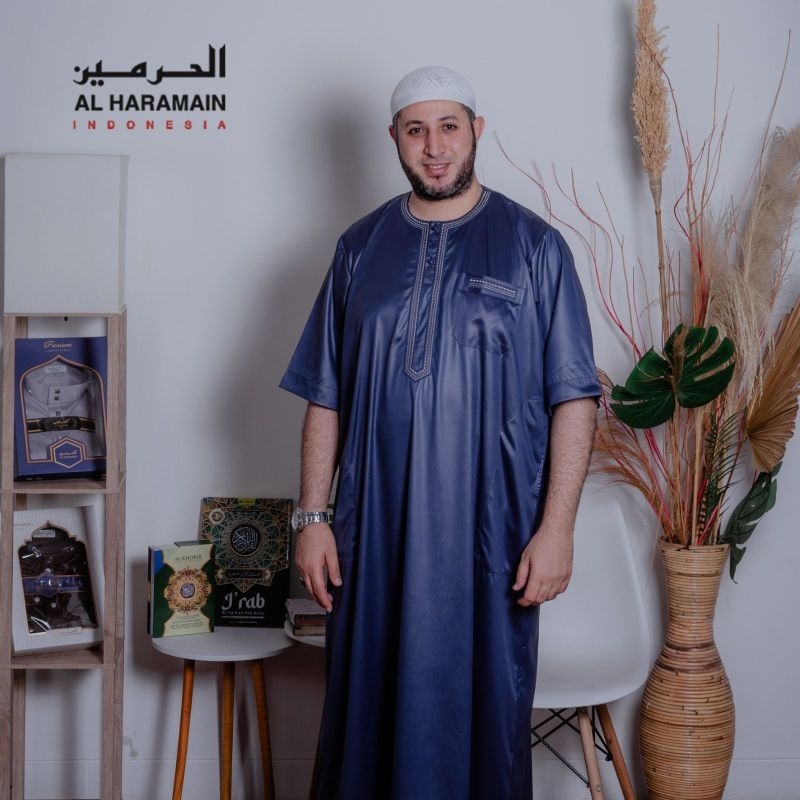 Jual AL Haramain Gamis Bordir (13A) | Navy | Hijau Botol | Biru Keabuan ...