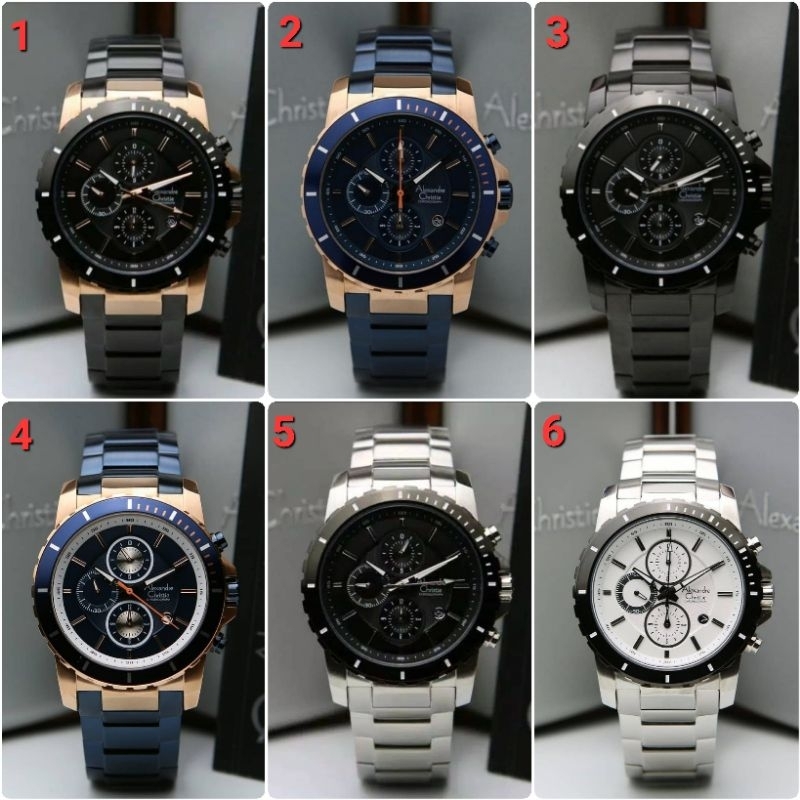 Jual ORIGINAL GARANSI RESMI 1 TAHUN JAM TANGAN PRIA ALEXANDRE CHRISTIE ...