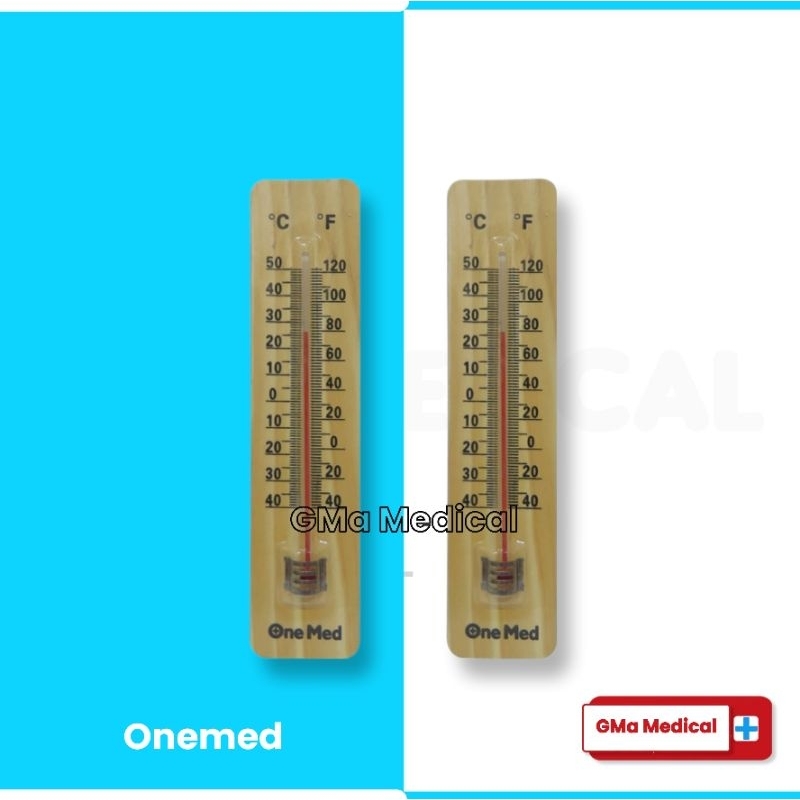 Jual Termometer Ruang Onemed Thermometer Kayu | Shopee Indonesia