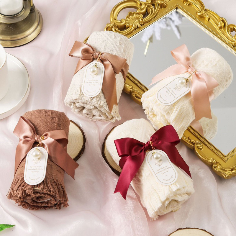 Jual handuk premium serap air / handuk serba guna handuk rumbai ...