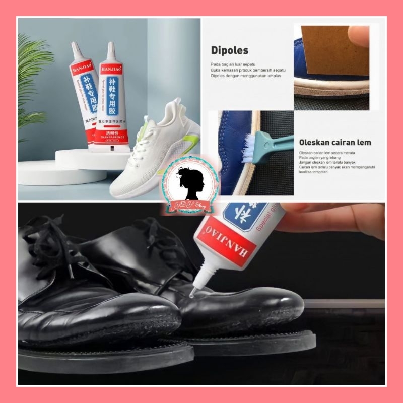 Jual lem sepatu transparan waterproof | Shopee Indonesia