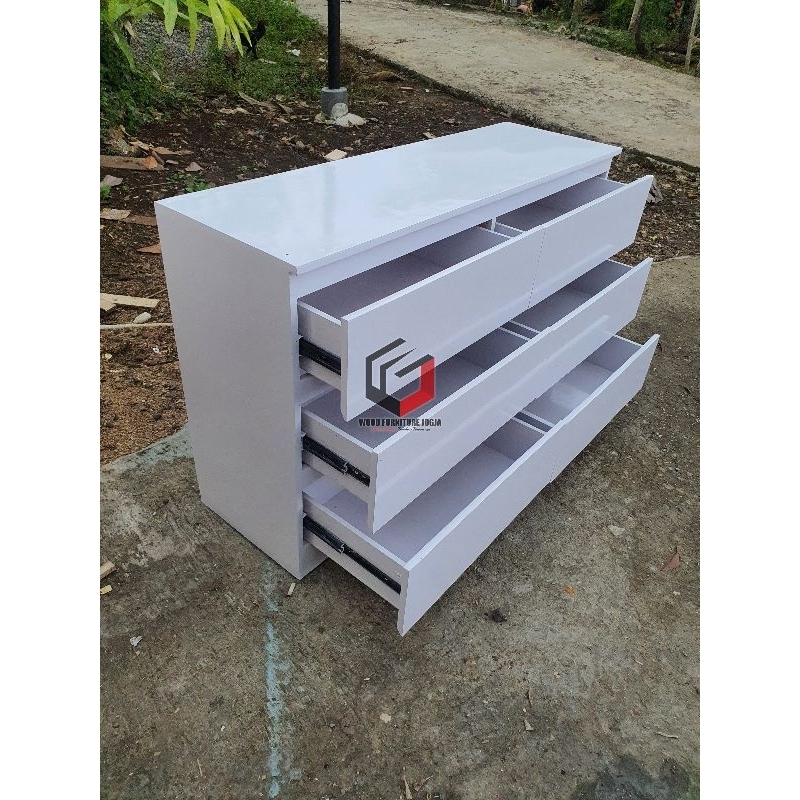 Jual Drawer laci minimalis 120x40x80 Bahan awet jangka panjang | Shopee ...