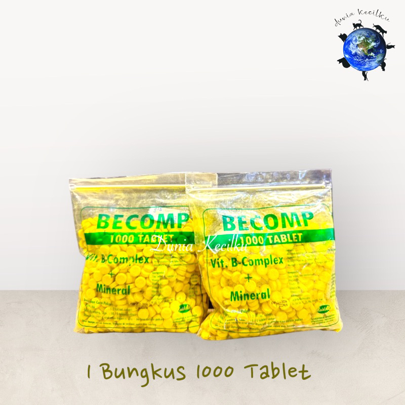 Jual Becomp 1000 Tablet Raid All Vitamin b-Complex Unggas & Hewan ...